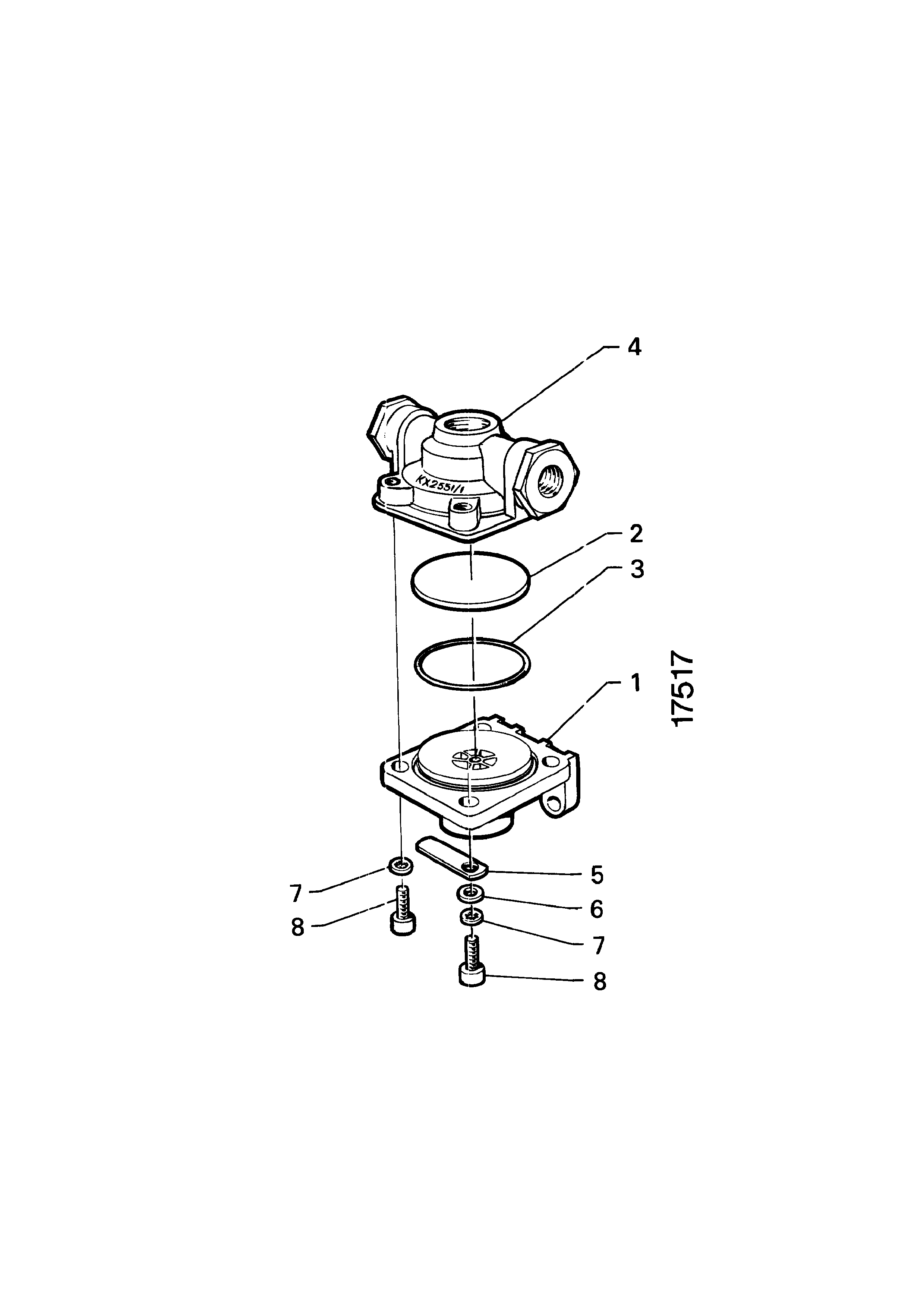 1422152 Выпускной клапан для Scania производитель Scania