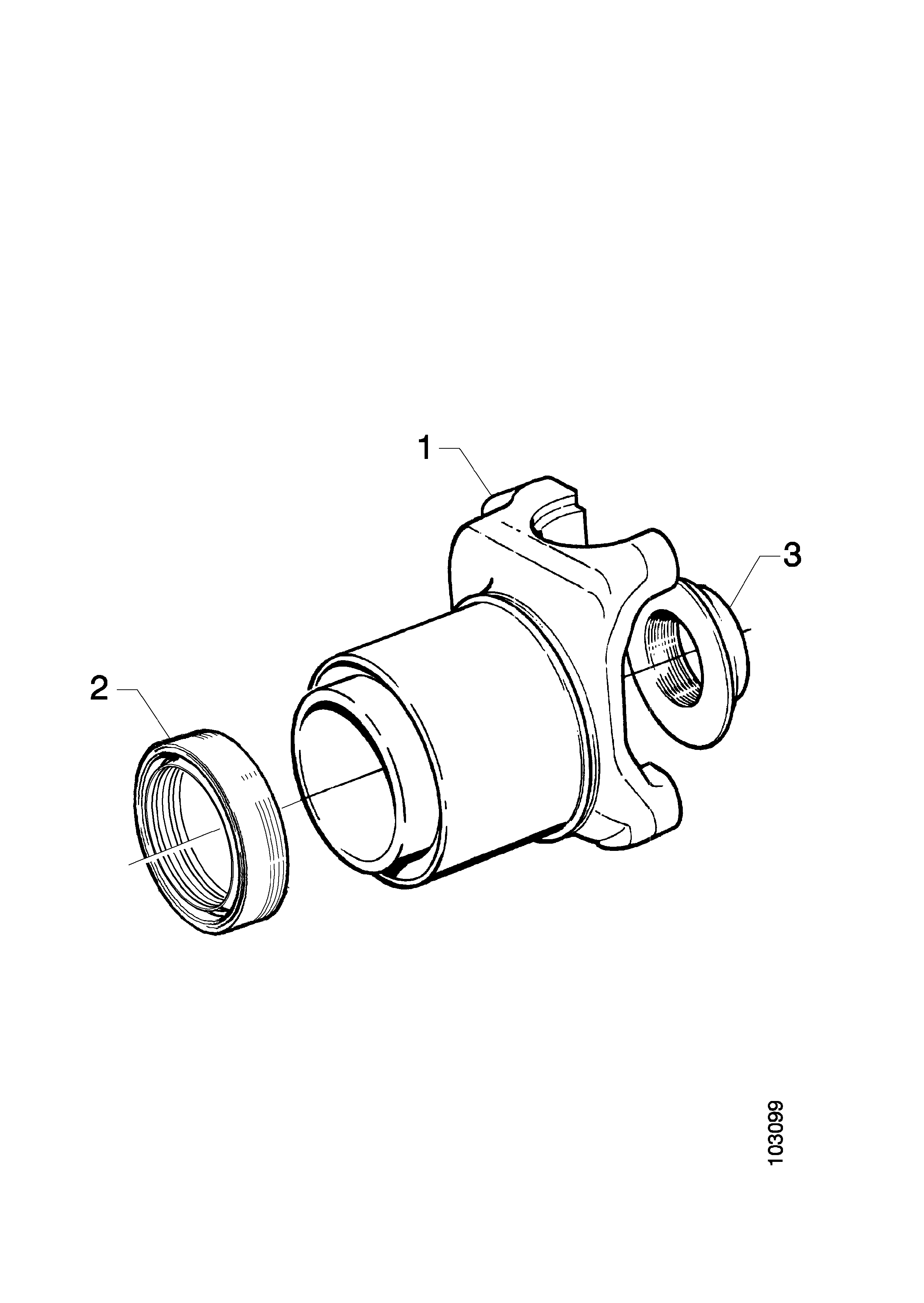 1525988 Гайка хвостовика для Scania производитель Scania