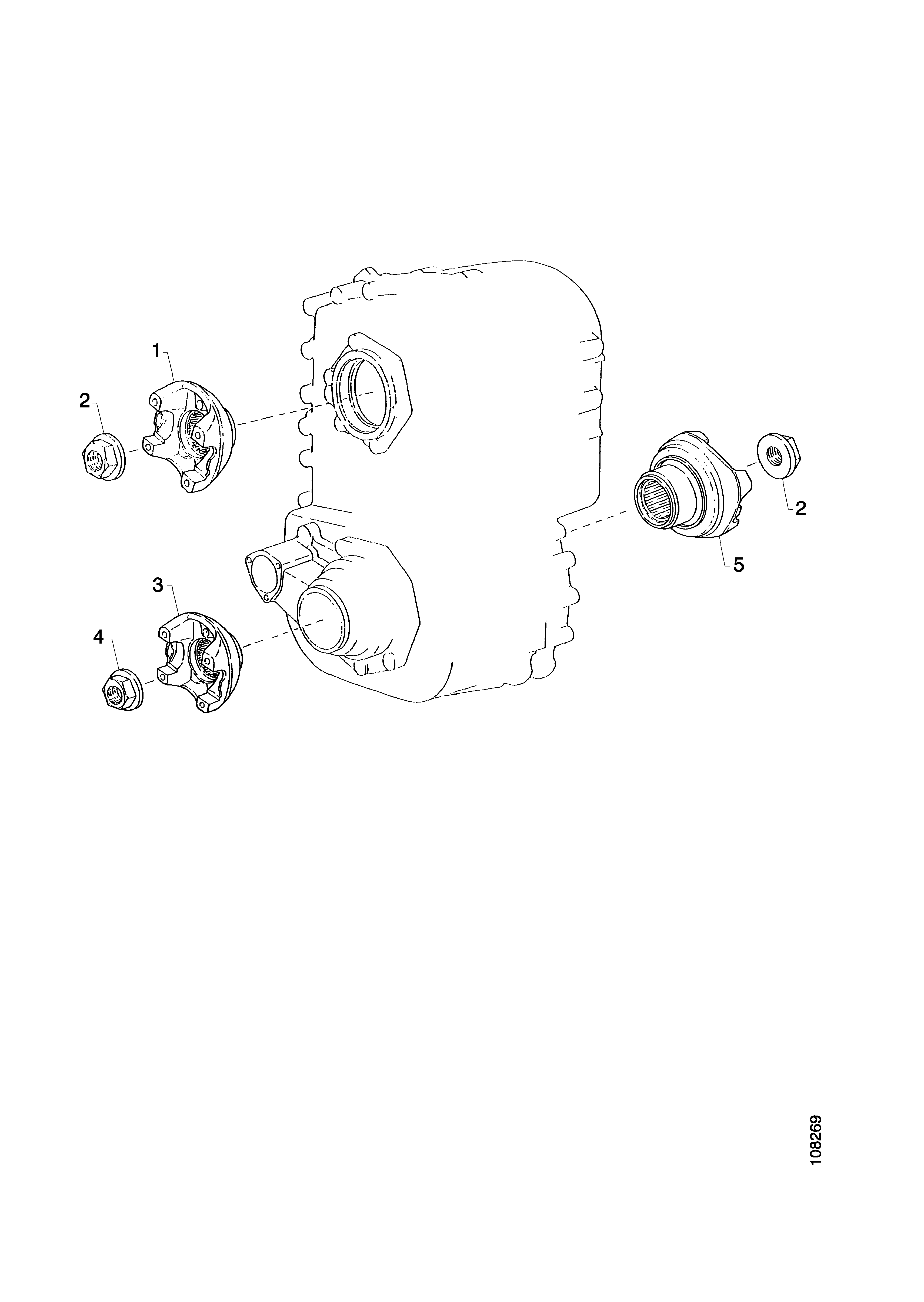 2188645 Флянец раздаточной коробки GT900 для Scania производитель Scania
