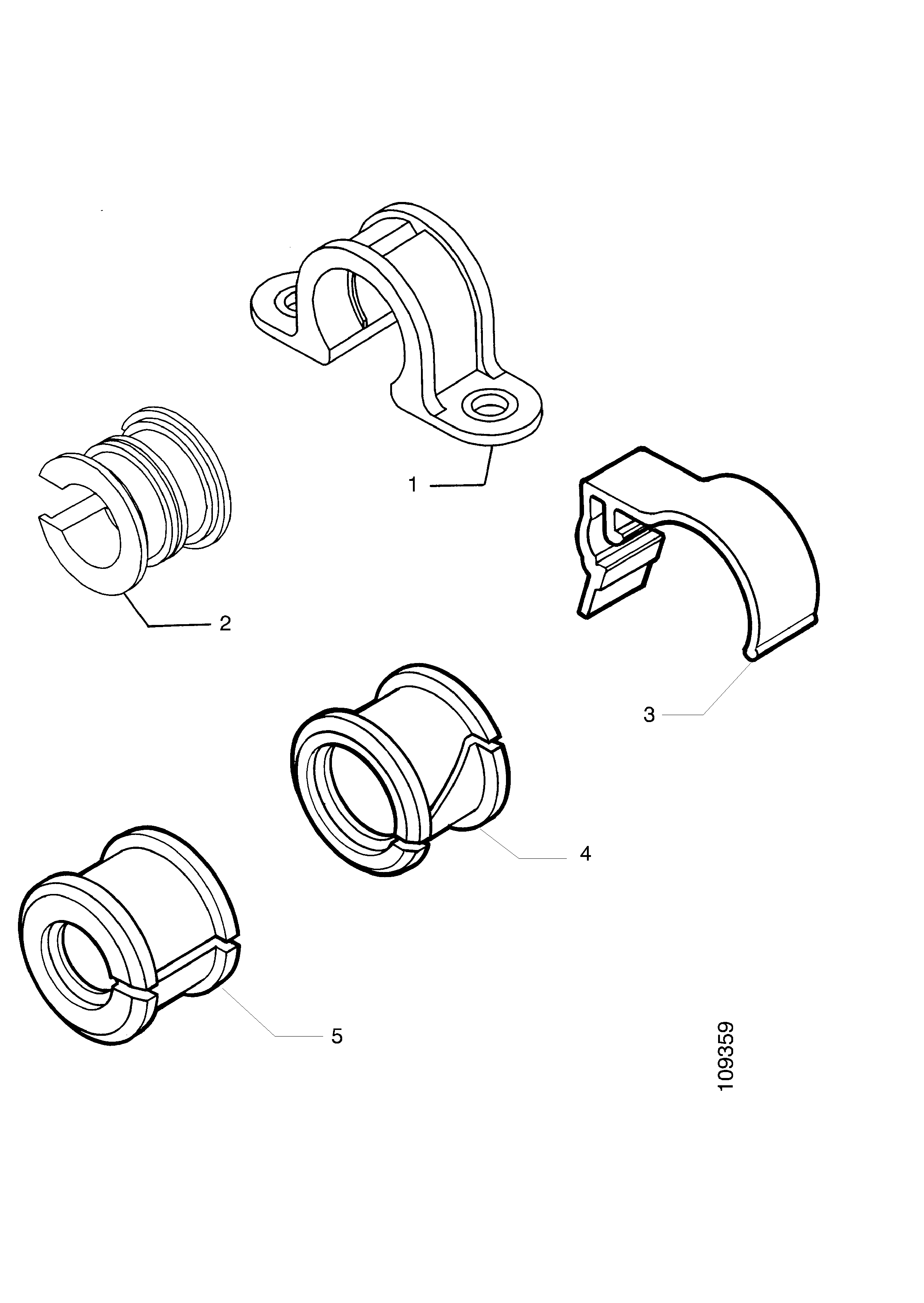 1423645 Кронштейн трубки охладителя для Scania производитель Scania