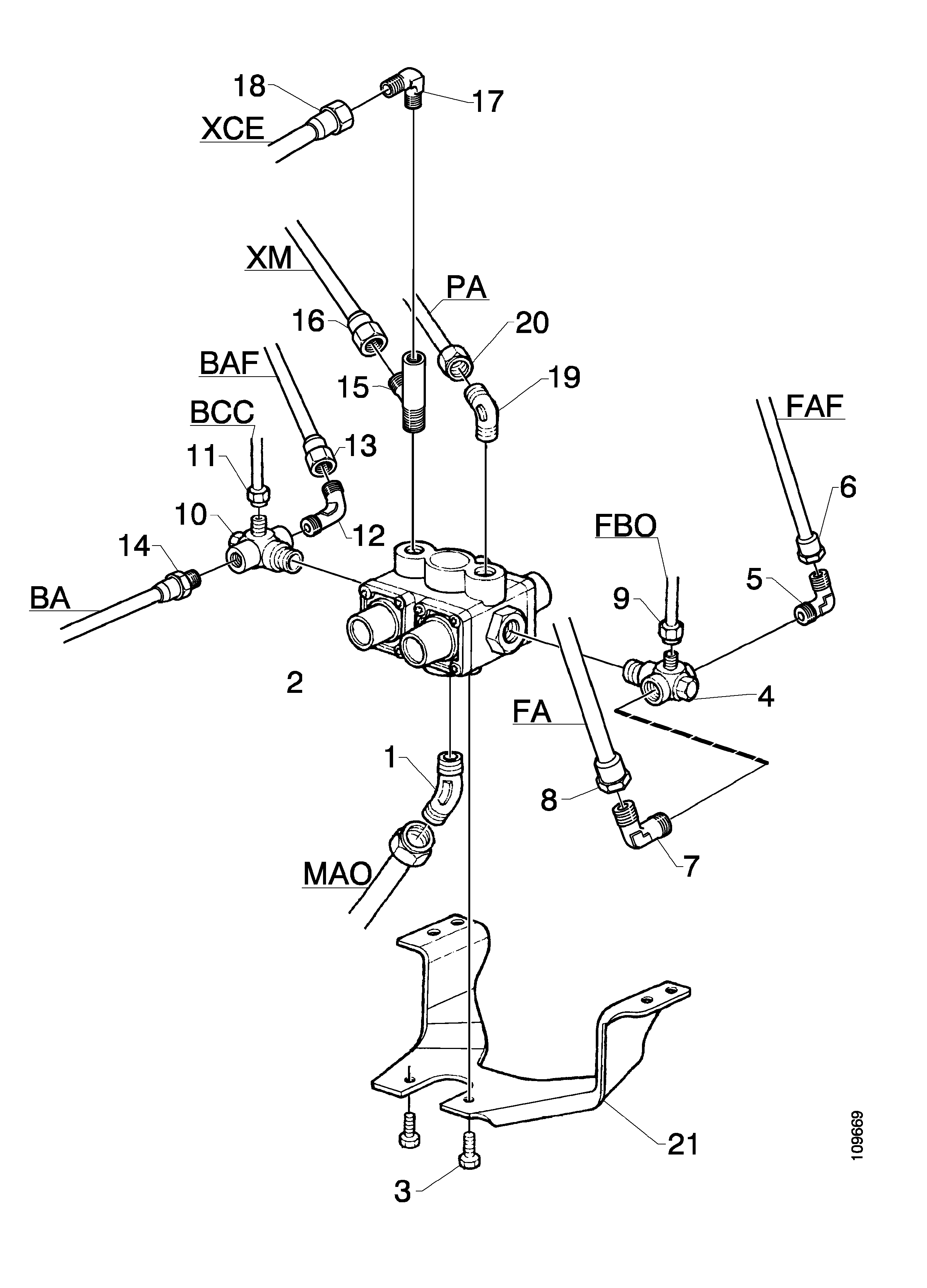 1431049 Четырехконтурный защитный клапан для Scania производитель Scania