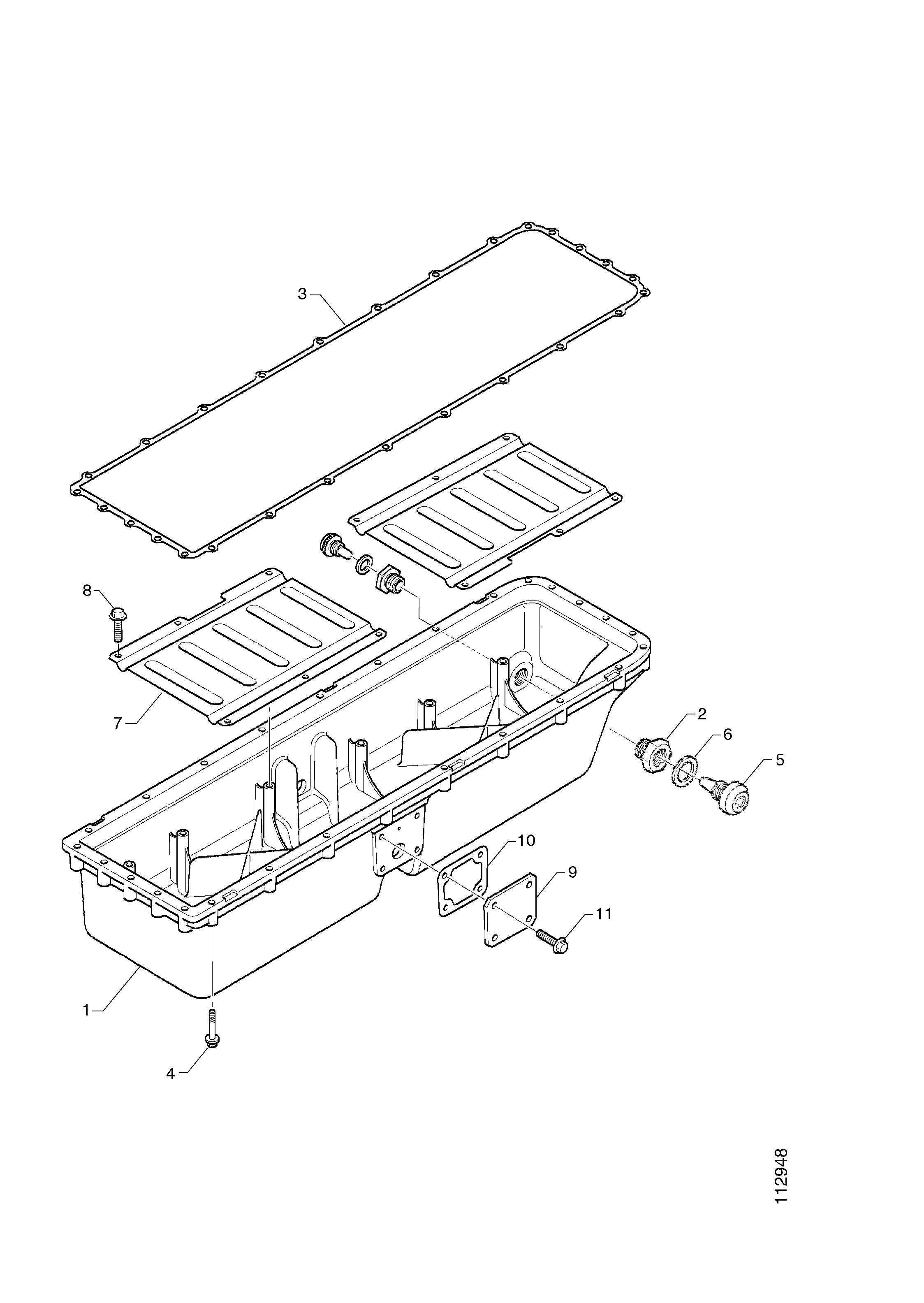 1433641* Магнитная пробка в сборе с резьбовой втулкой для Scania ...