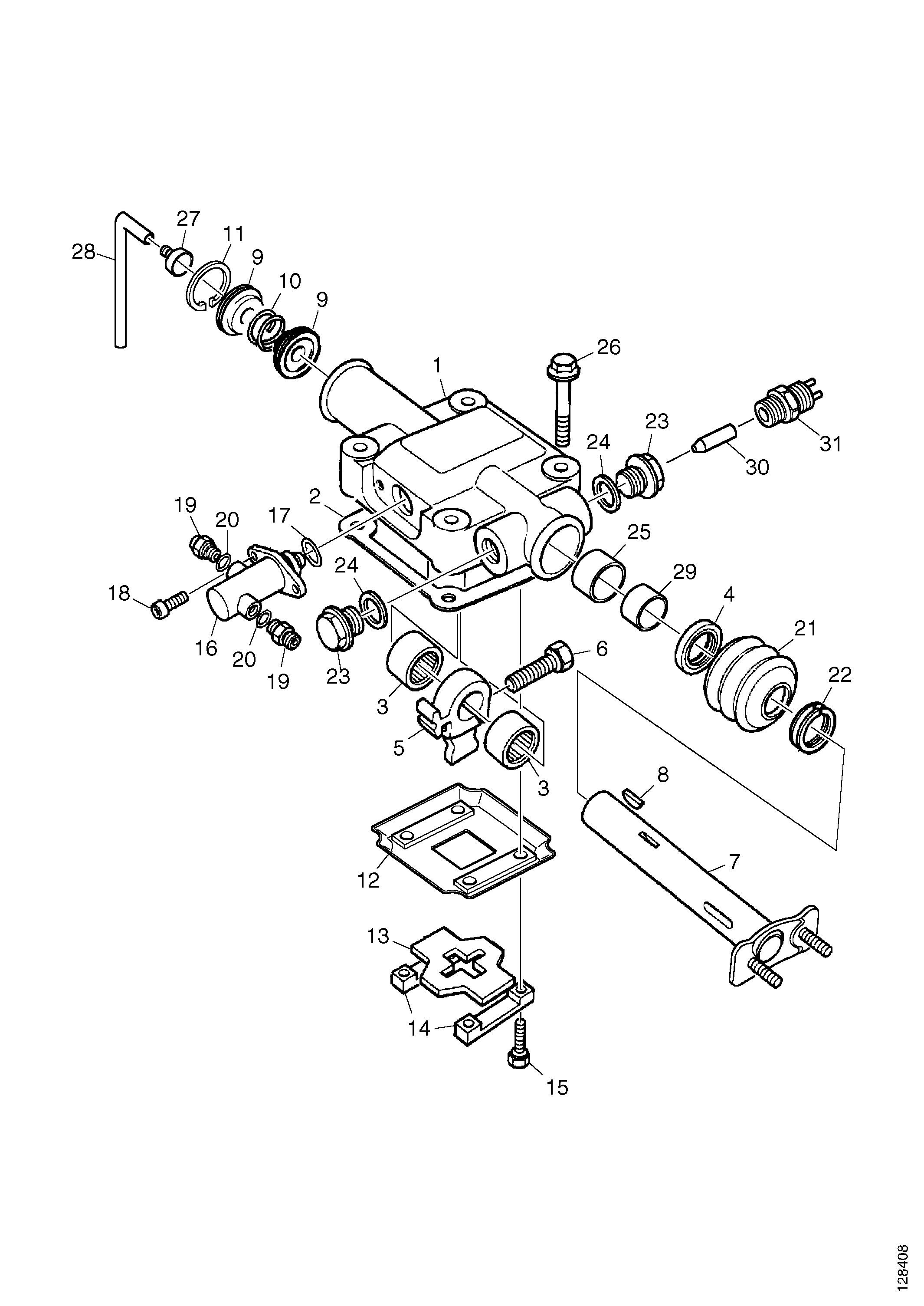 1319557 Клапан нейтральной передачи КПП для Scania производитель Scania