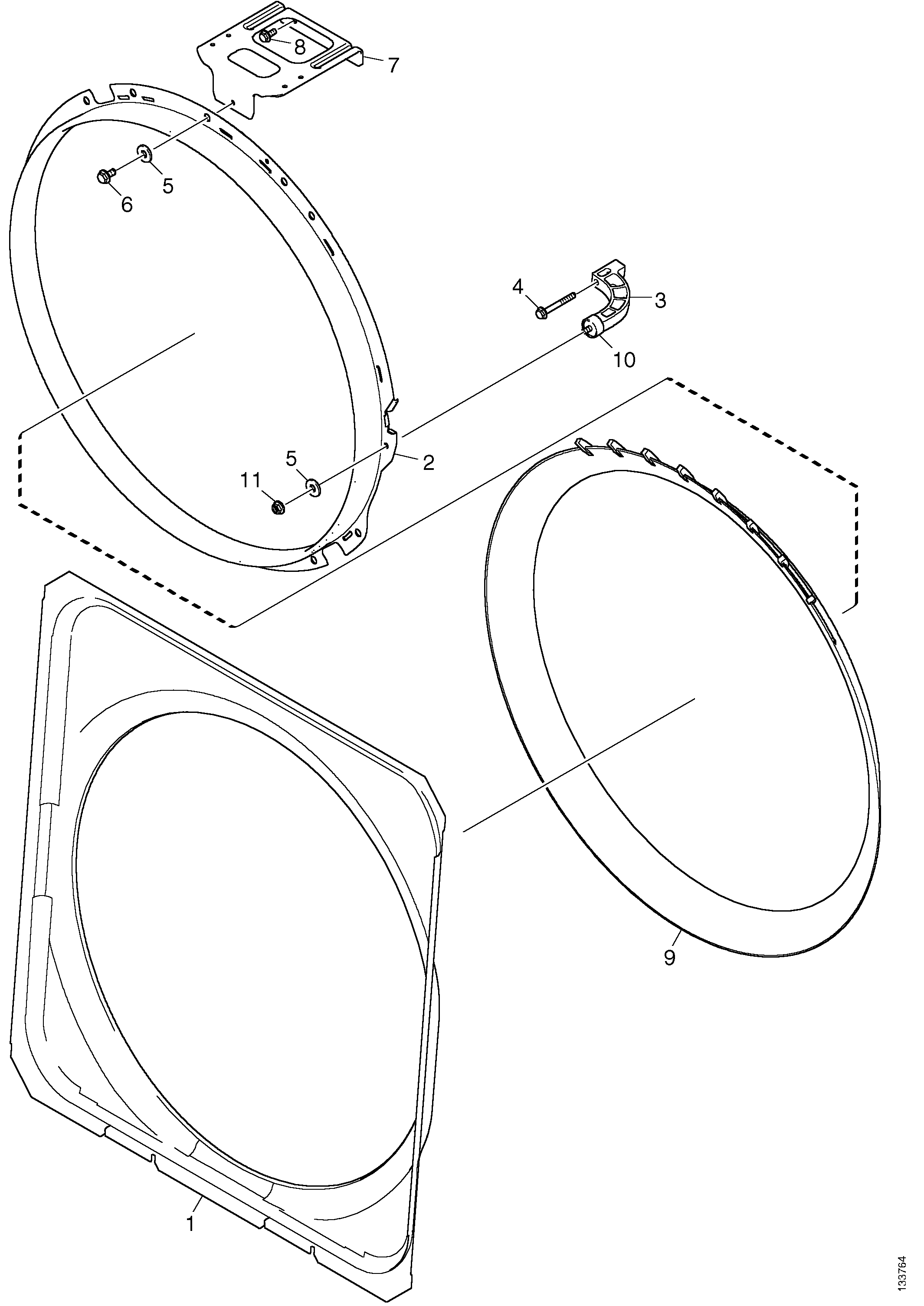 1440407 Уплотнительное кольцо диффузора для Scania производитель Scania