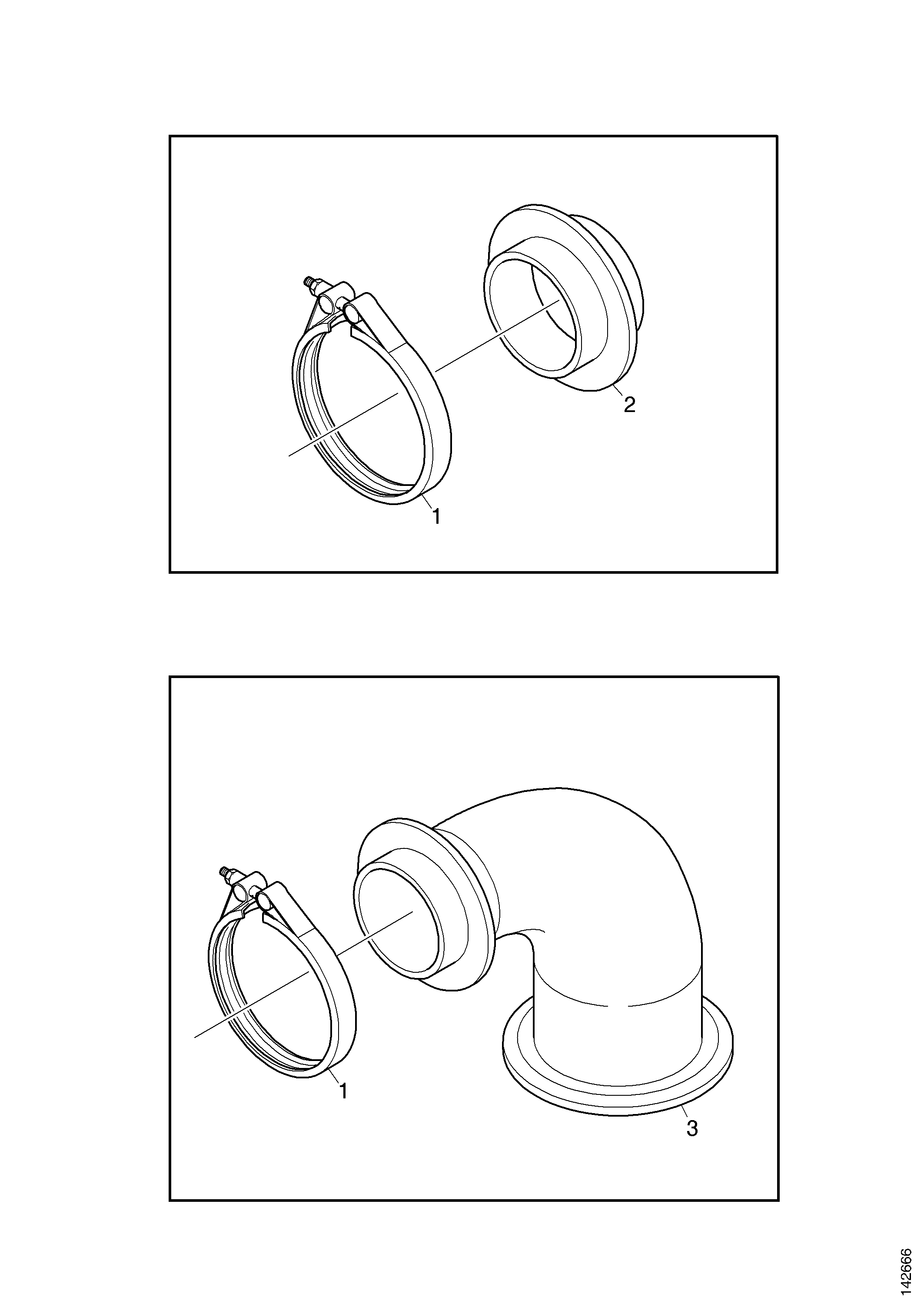 1404764 Хомут V-образного сечения D=130mm для Scania производитель Scania