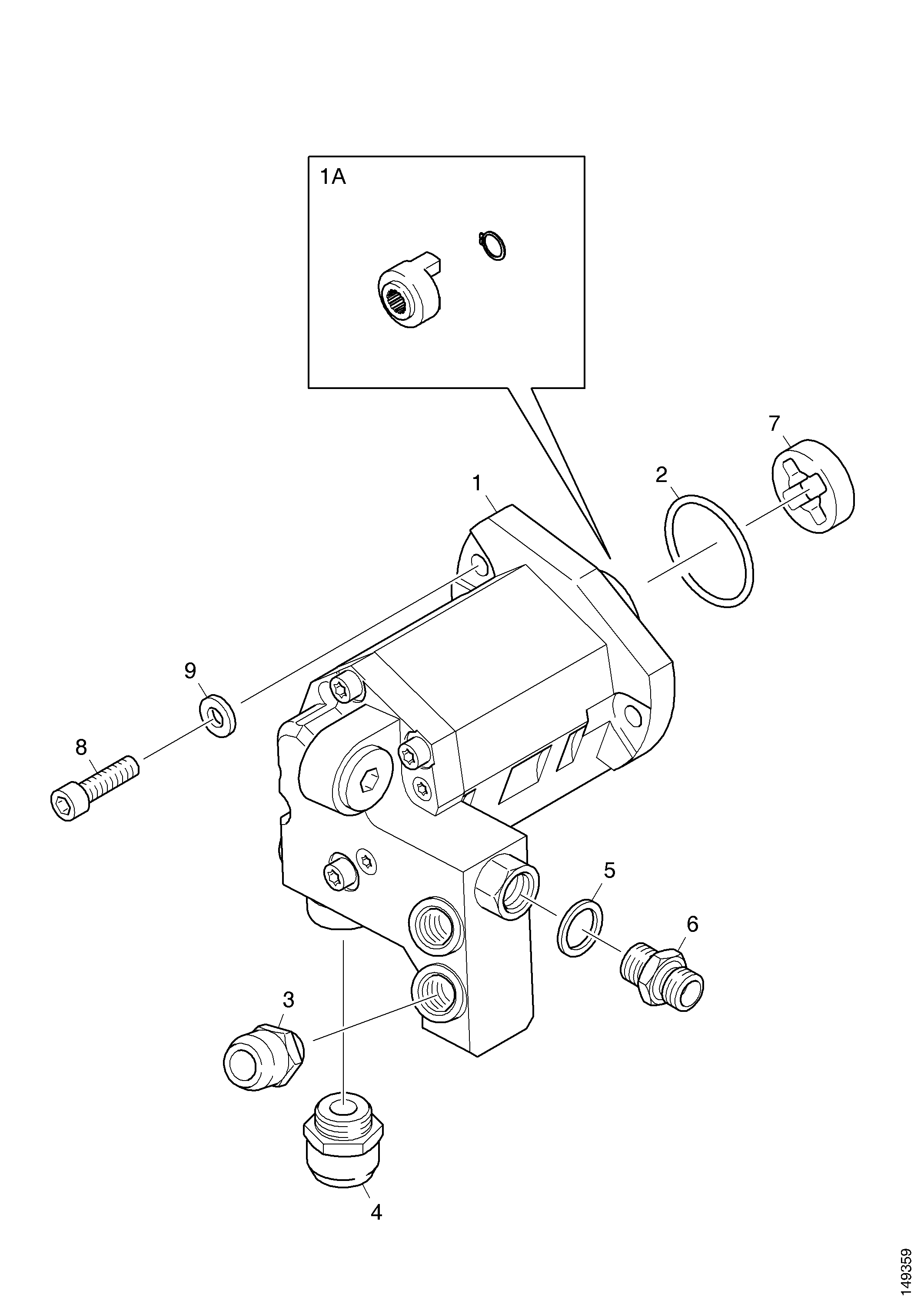 1518142 Топливный насос Скания HPI нового образца для Scania ...