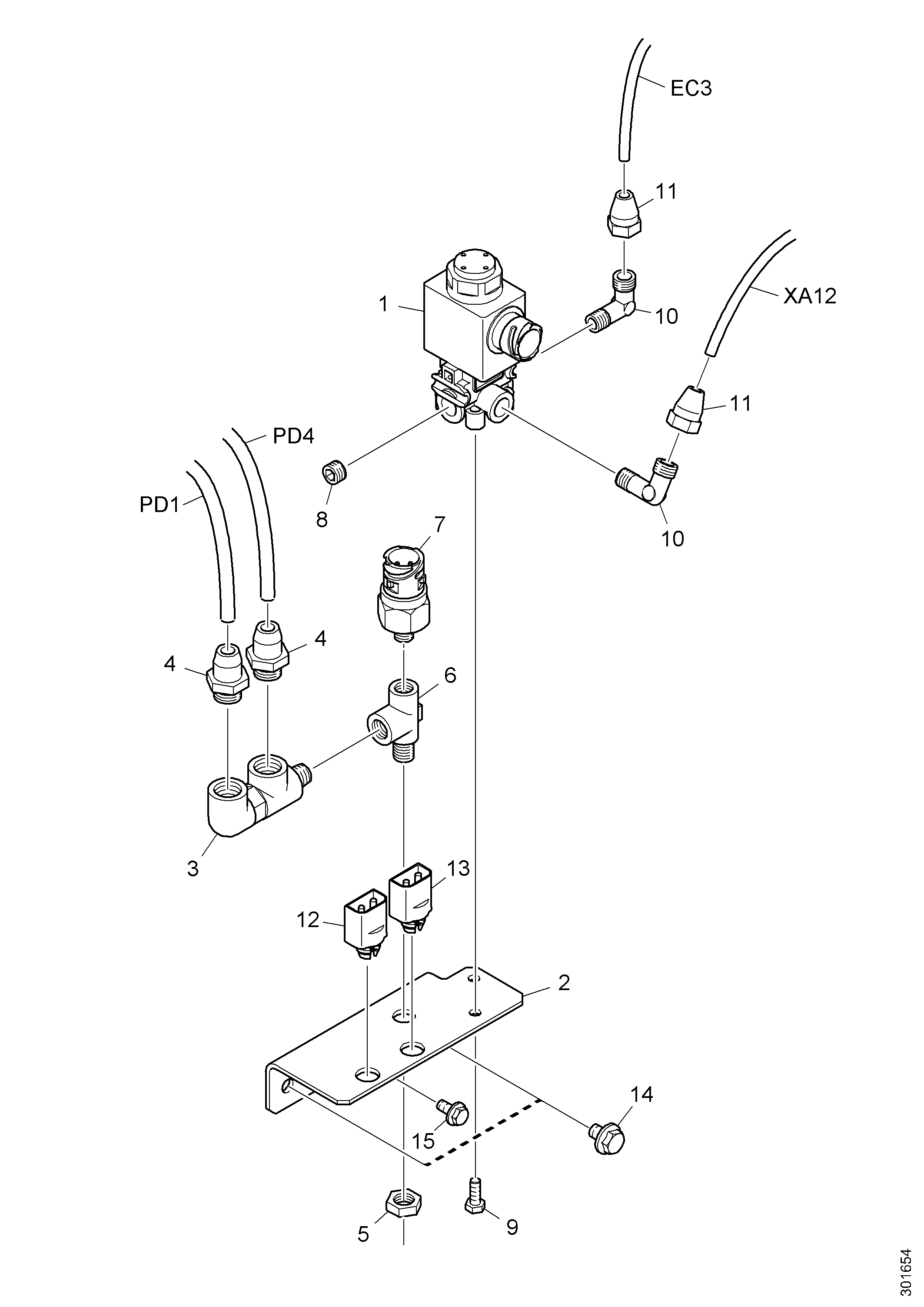 1100799 Датчик наружней температуры Scania для Scania производитель Scania