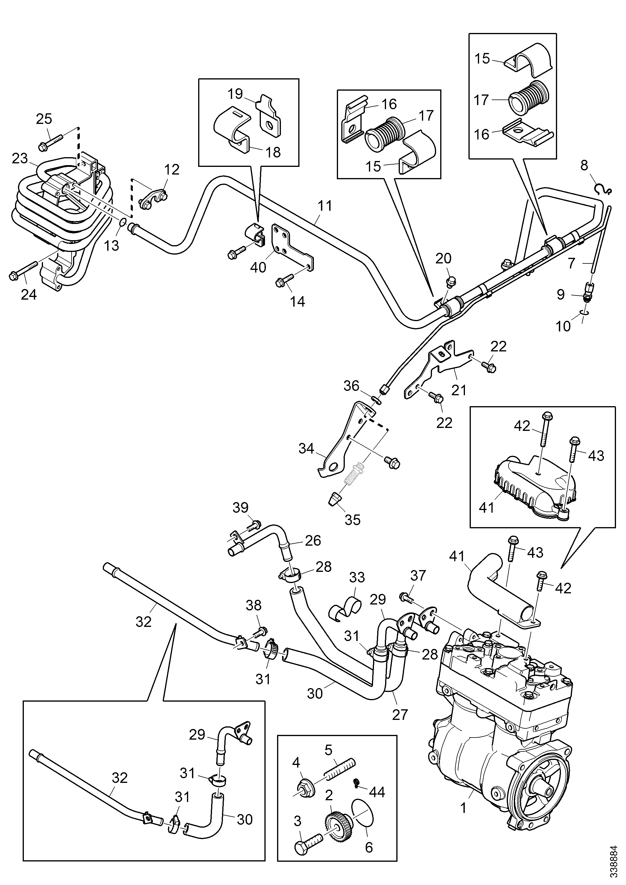 1901246 Компрессор 720cc/cr для Scania производитель Scania