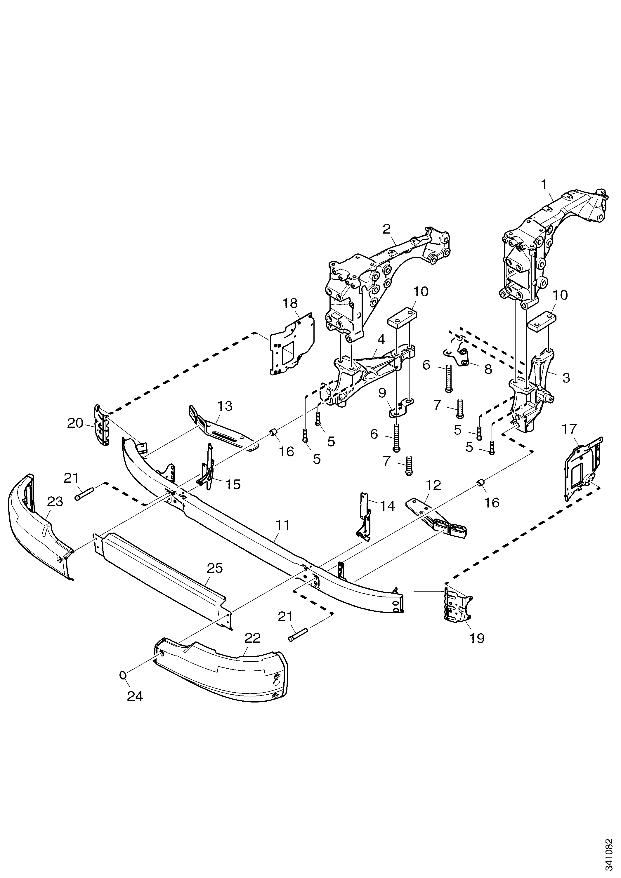 1762856 Опорная стойка кабины прав. Scania 5 серии алюминий для Scania ...